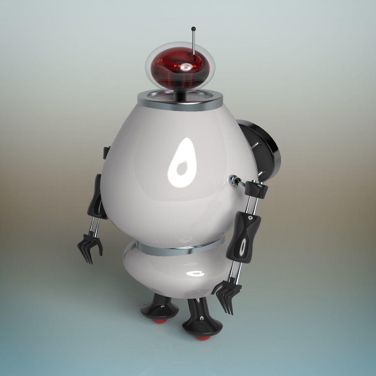 Mechanical Robot 3D model | CGTrader