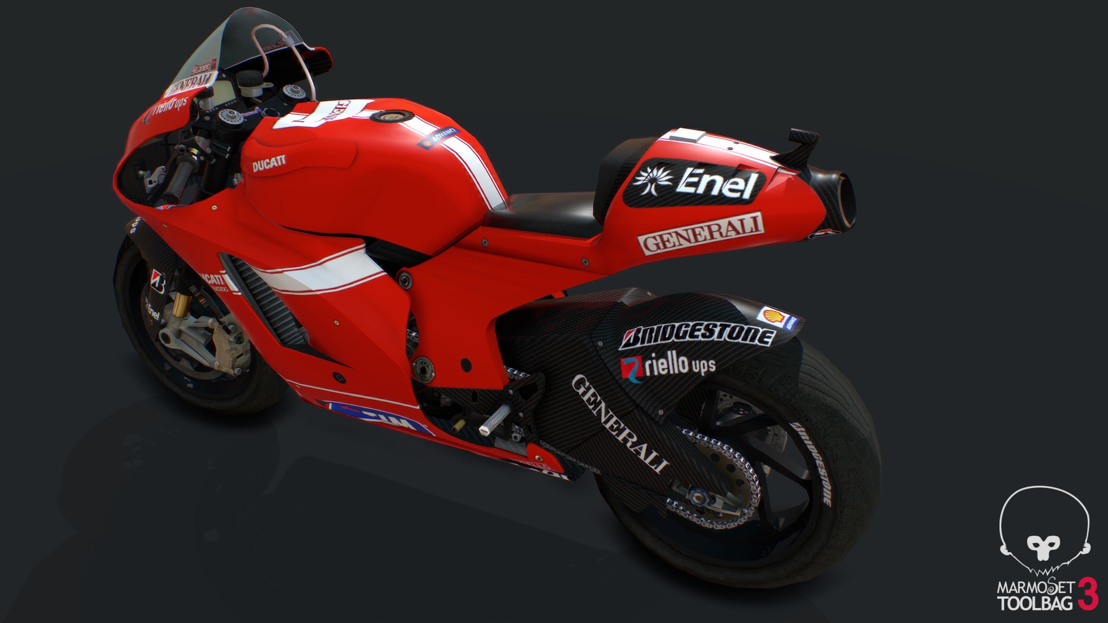 3D model Bike Racing Ducati VR / AR / low-poly | CGTrader