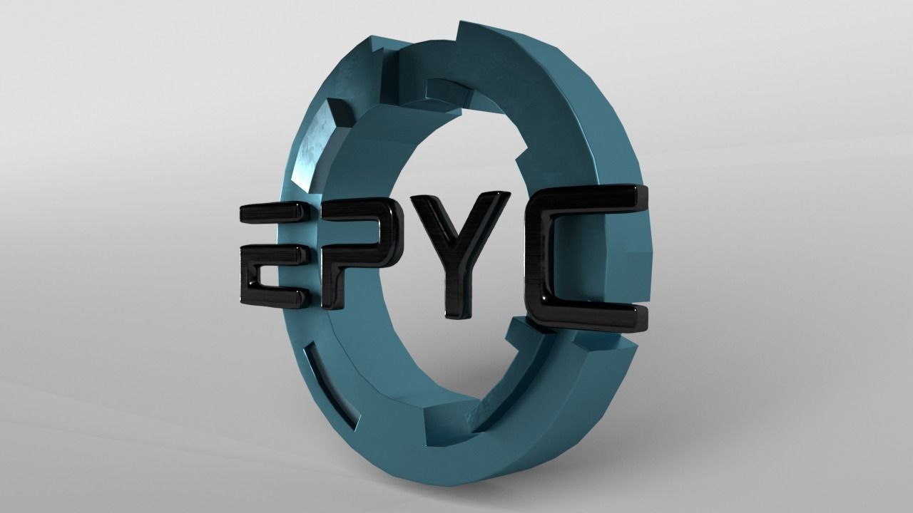 AMD EPYC Logo Pack free VR / AR / low-poly 3D model | CGTrader