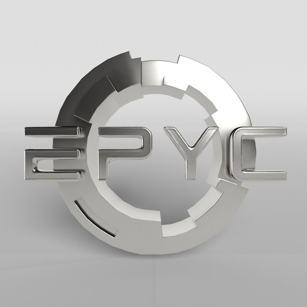 AMD EPYC Logo Pack free VR / AR / low-poly 3D model | CGTrader