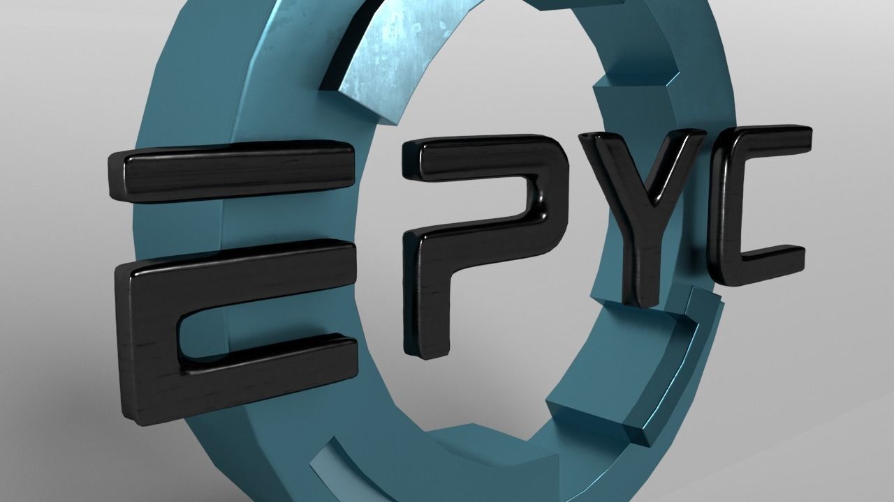 AMD EPYC Logo Pack free VR / AR / low-poly 3D model | CGTrader