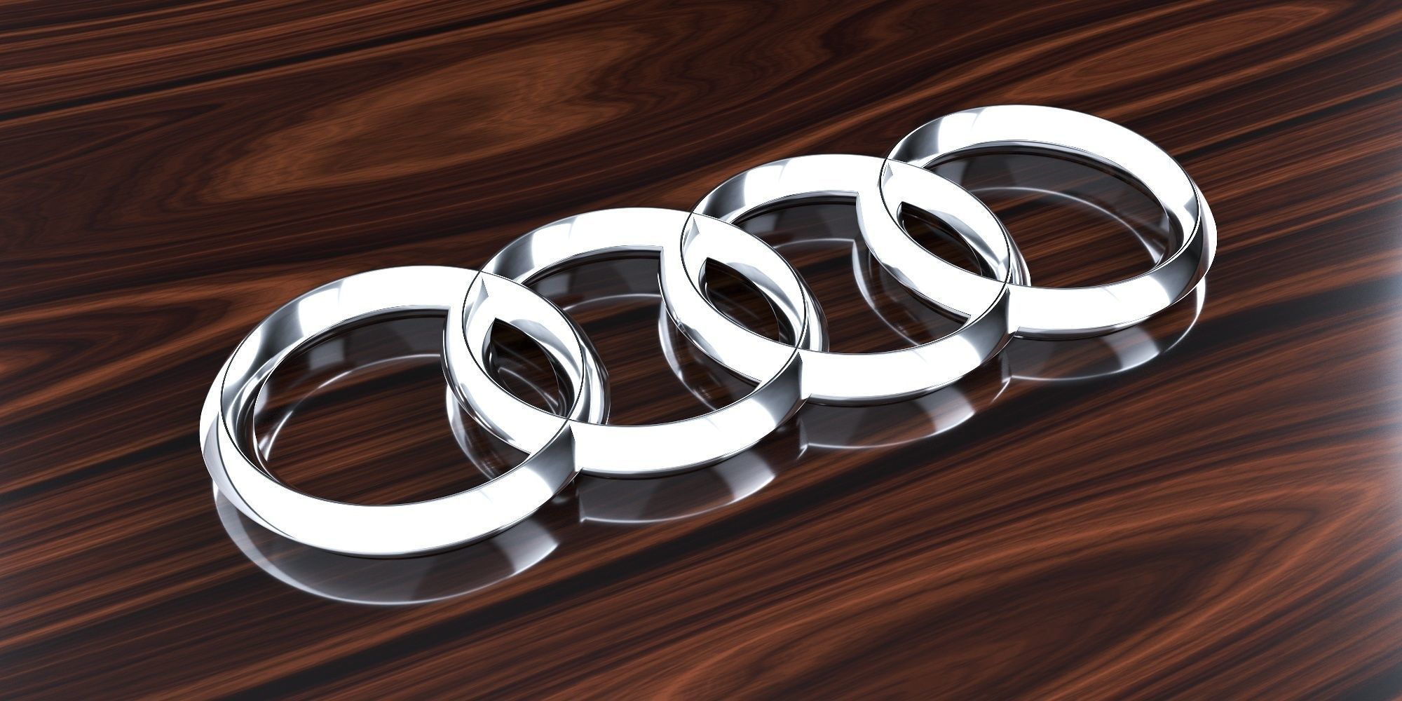 Audi Logo FREE free 3D model 3D printable | CGTrader