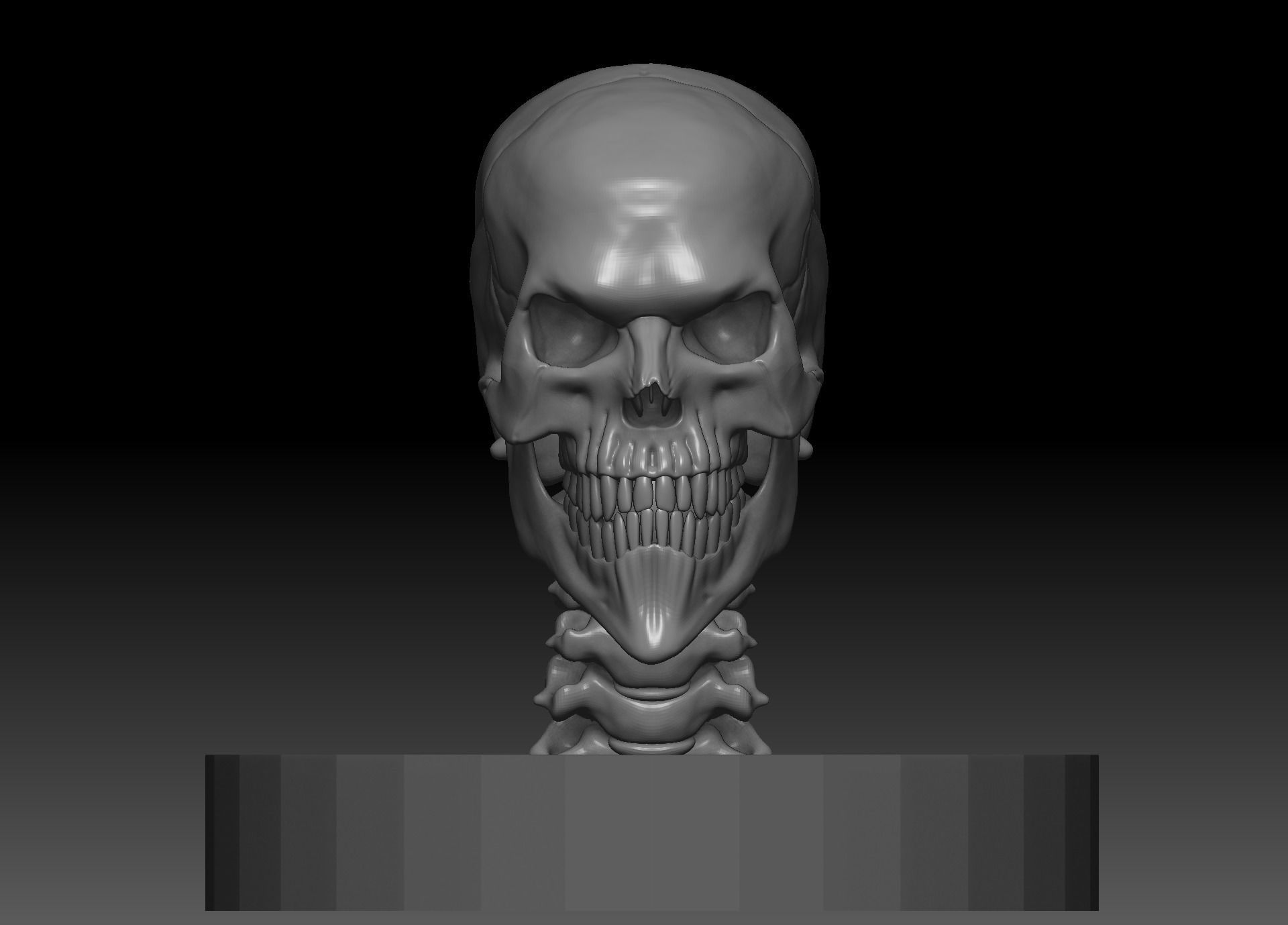Evil Skull free VR / AR / low-poly 3D model | CGTrader