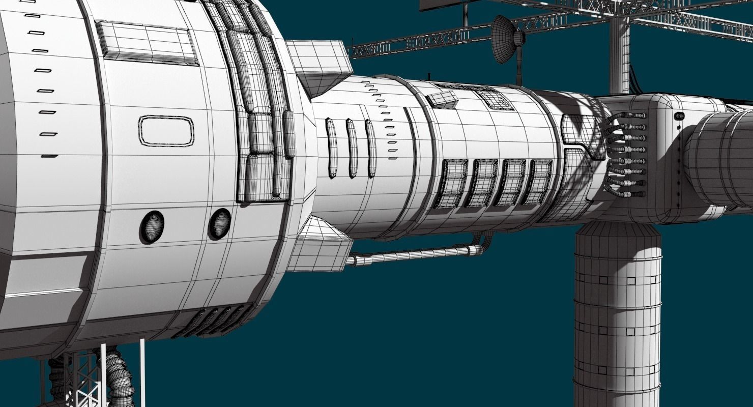 Space Station 3D model | CGTrader