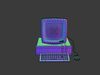 3D model Retro Computer VR / AR / low-poly | CGTrader