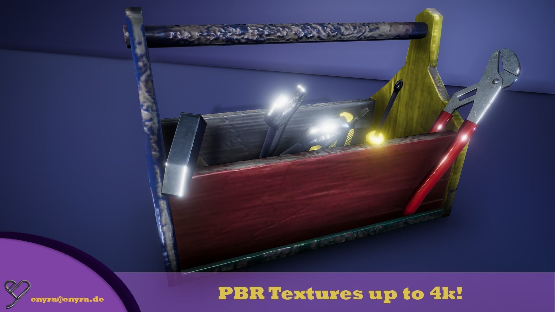 3D model PBR Toolboxes and Tools VR / AR / low-poly | CGTrader