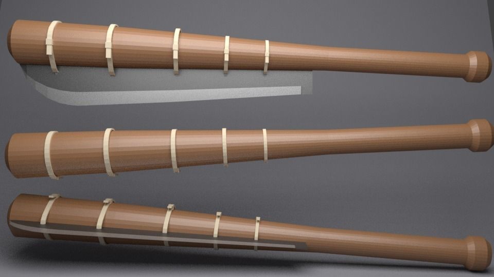 3D model modified baseball bat VR / AR / low-poly | CGTrader