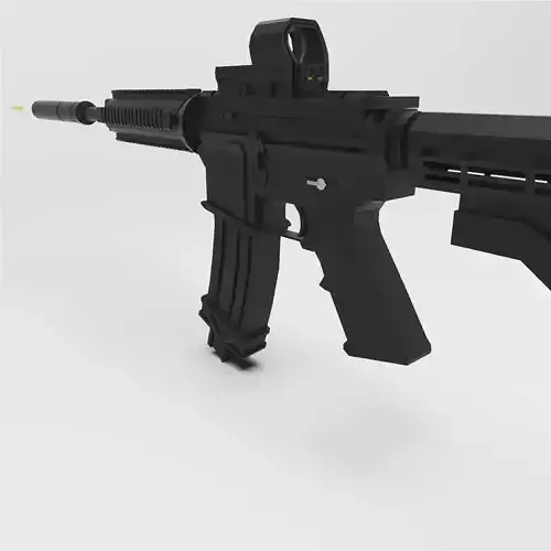 M4A1 Gun 3D model | CGTrader