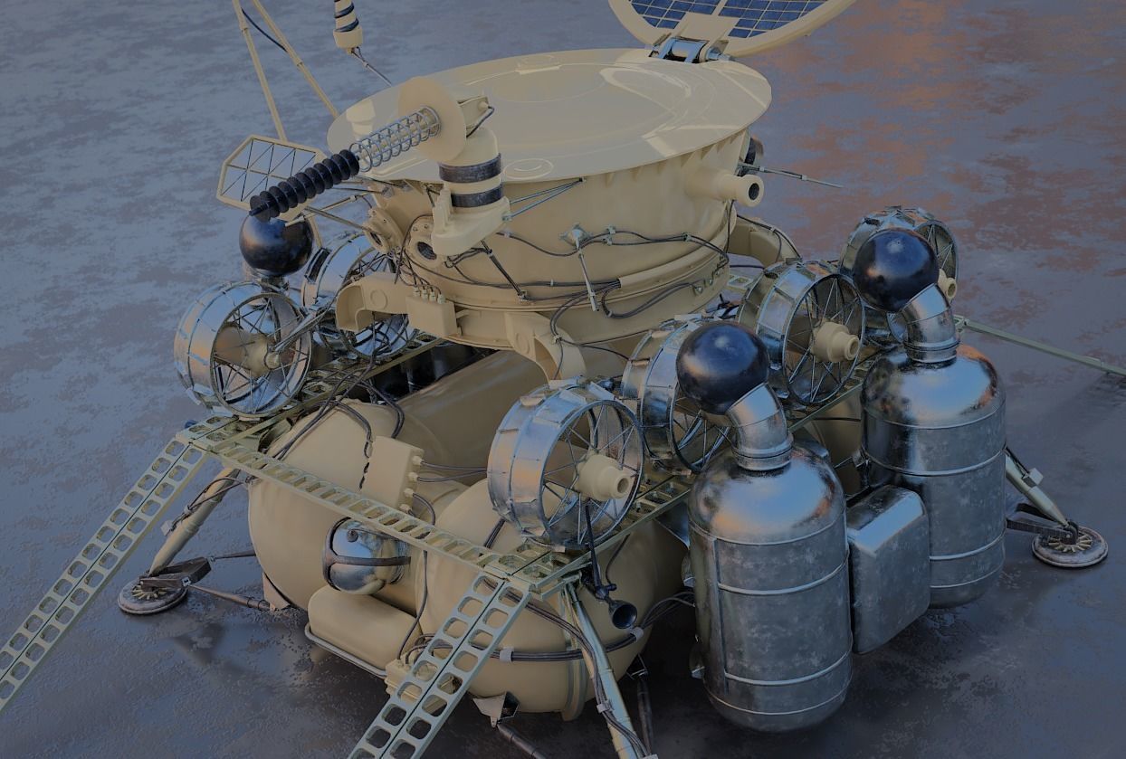 Luna 17 3D model | CGTrader