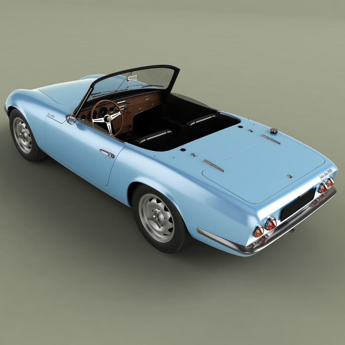 Lotus Elan S1 3D model | CGTrader