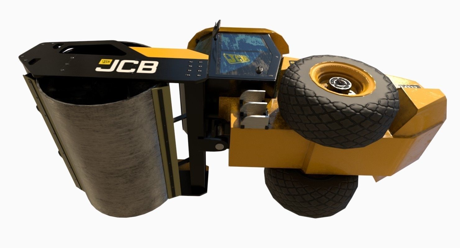 3D model Compactor JCB VM117 VR / AR / low-poly | CGTrader