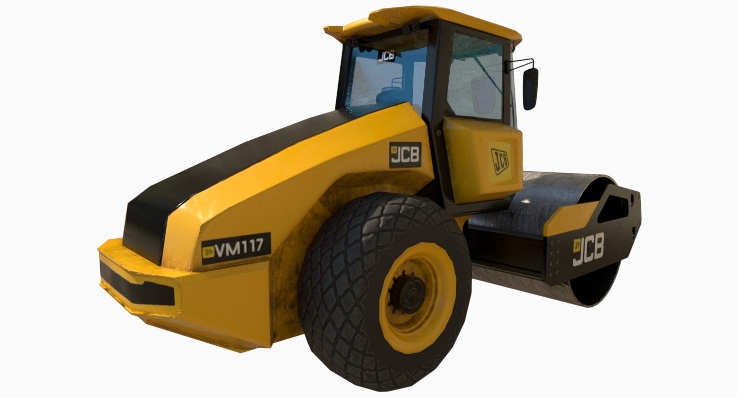 3D model Compactor JCB VM117 VR / AR / low-poly | CGTrader