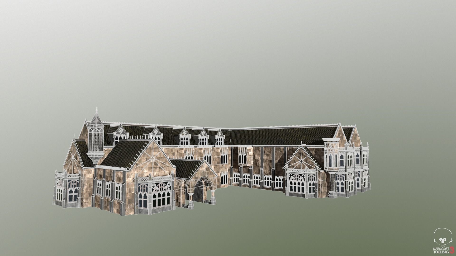 3D model Bloodborne style Victoran Building VR / AR / low-poly | CGTrader