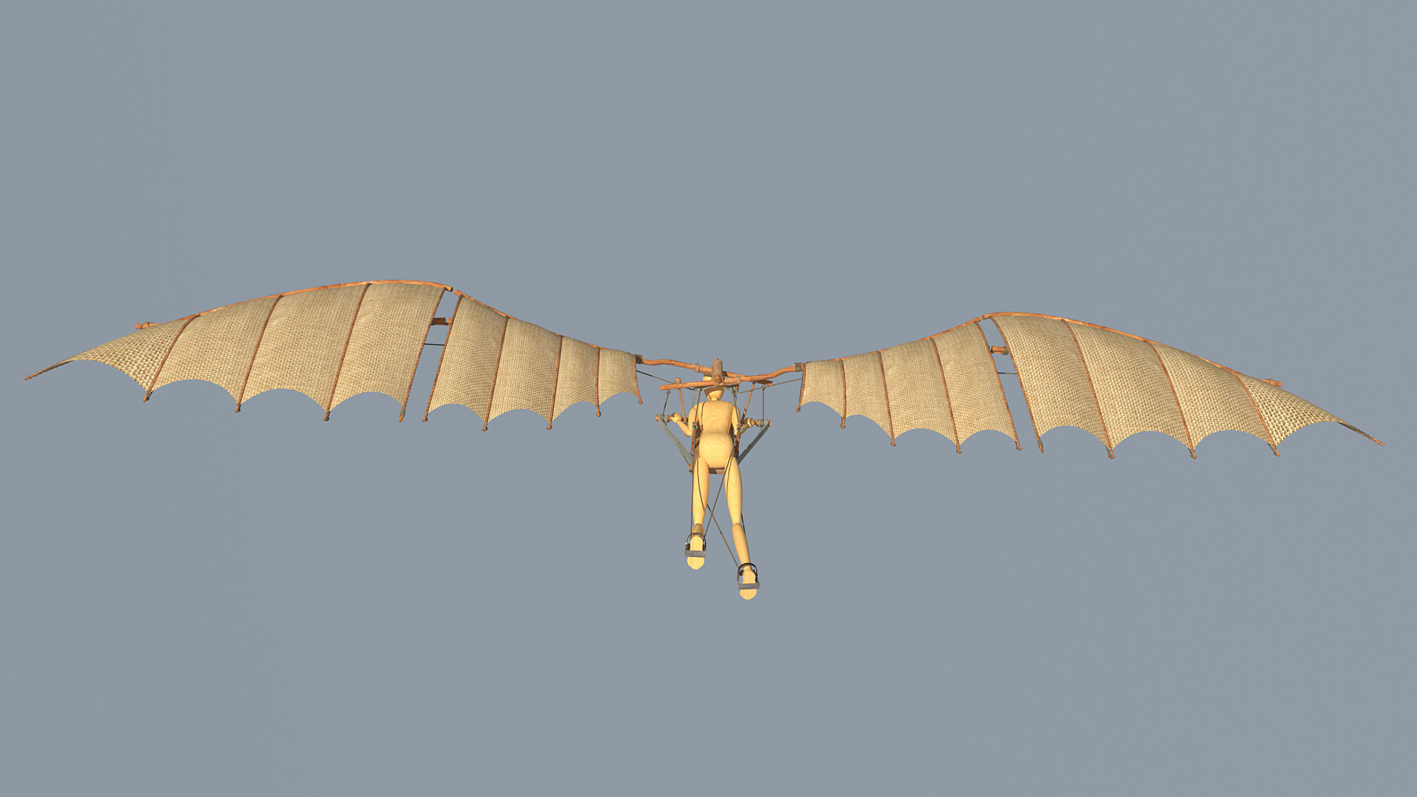 3D model leonardo da vinci VR / AR / low-poly | CGTrader