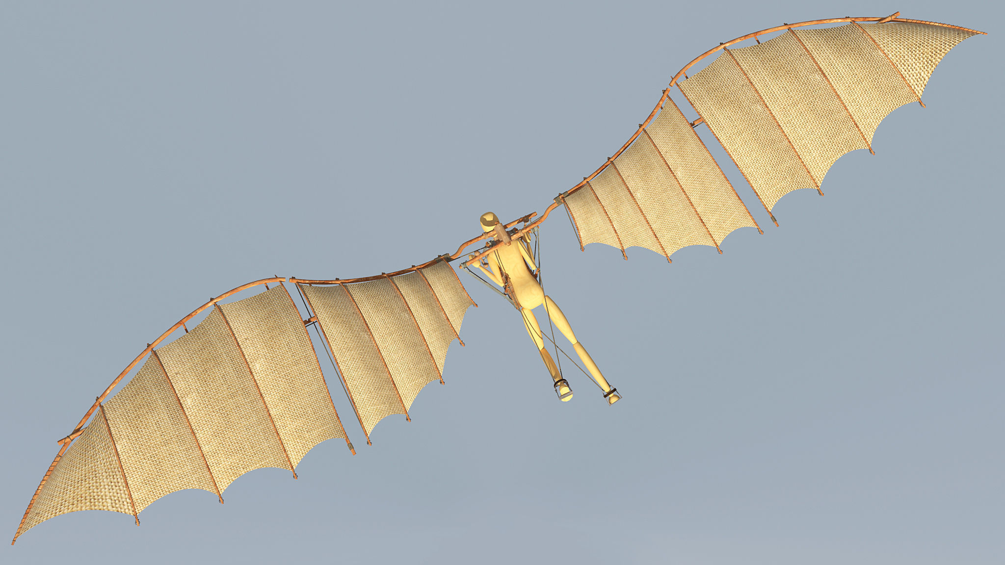 3D model leonardo da vinci VR / AR / low-poly | CGTrader