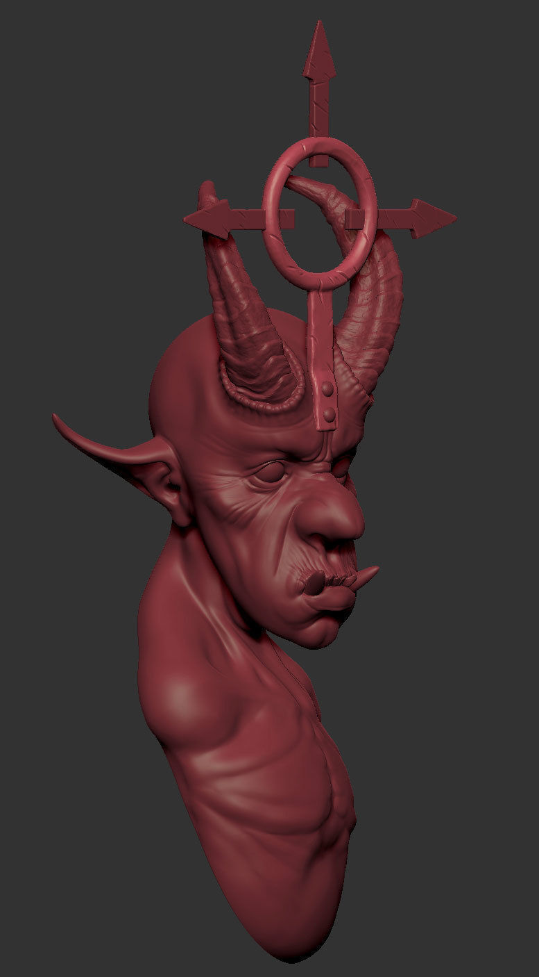 Ogre Bust free 3D model 3D printable | CGTrader