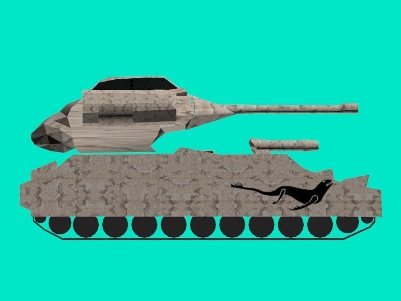 3D model Juggernaut tank VR / AR / low-poly | CGTrader