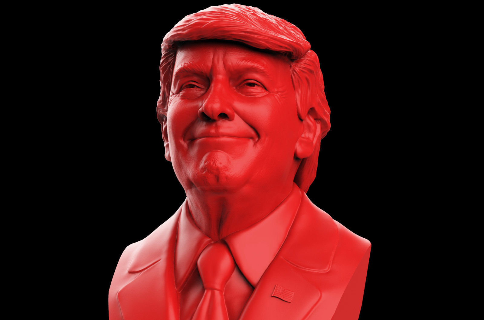 Donald Trump Bust 3D model 3D printable | CGTrader