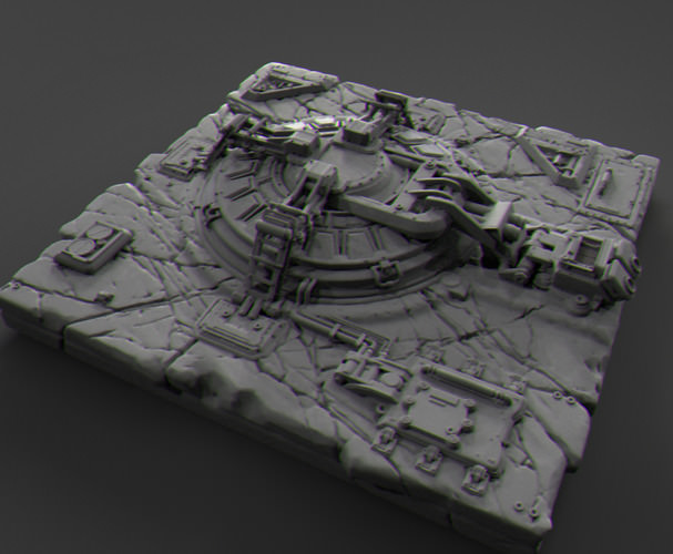 Missile silo 3D Model 3D printable .obj .stl - CGTrader.com