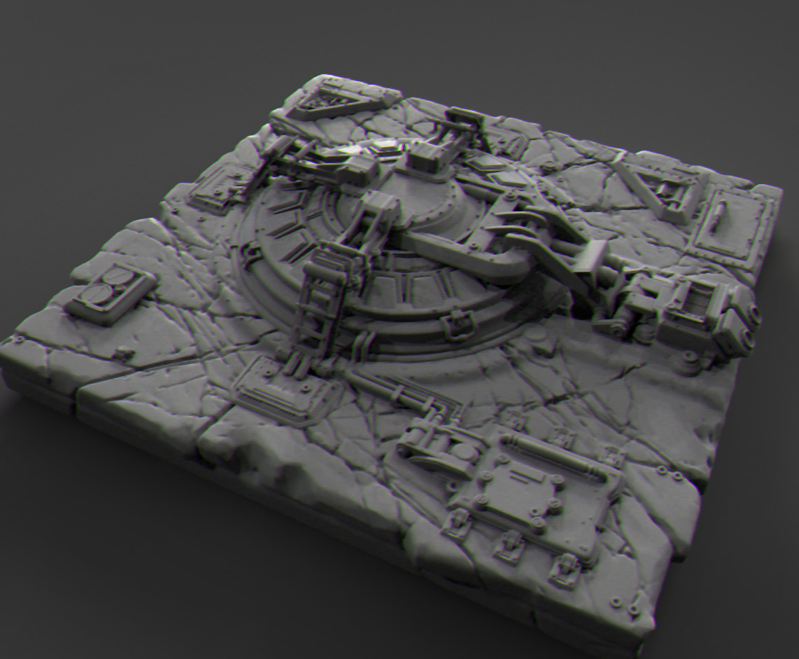 Missile silo 3D Model 3D printable .obj .stl - CGTrader.com