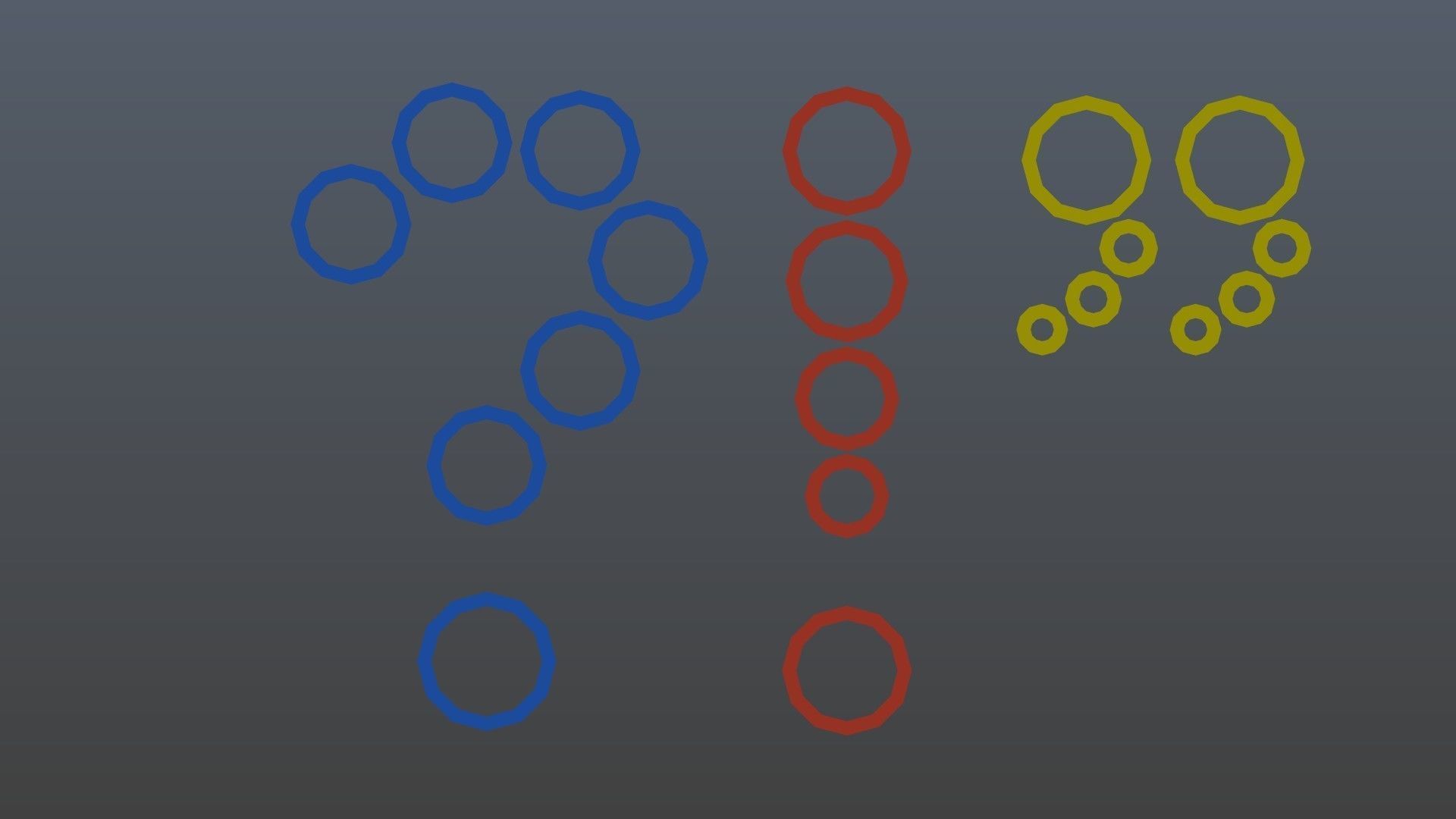 3D model Low poly punctuation marks 4 VR / AR / low-poly | CGTrader