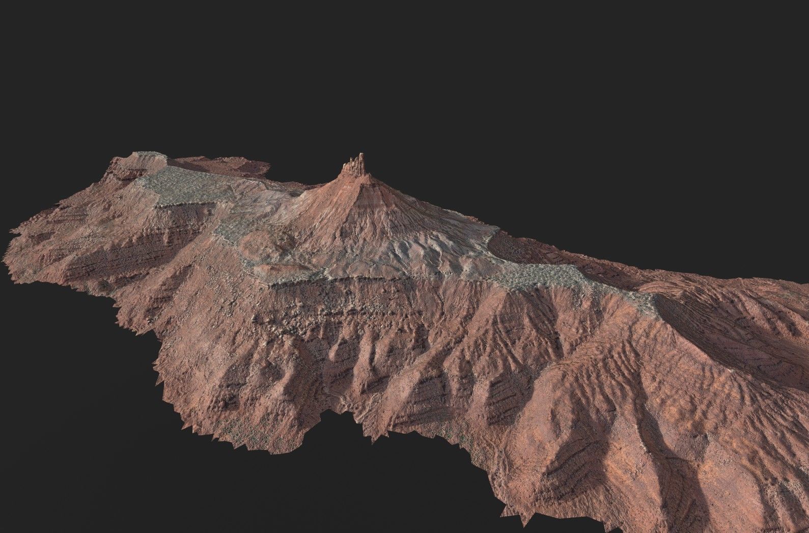 3D model Low poly Mountain model PBR VR / AR / low-poly | CGTrader