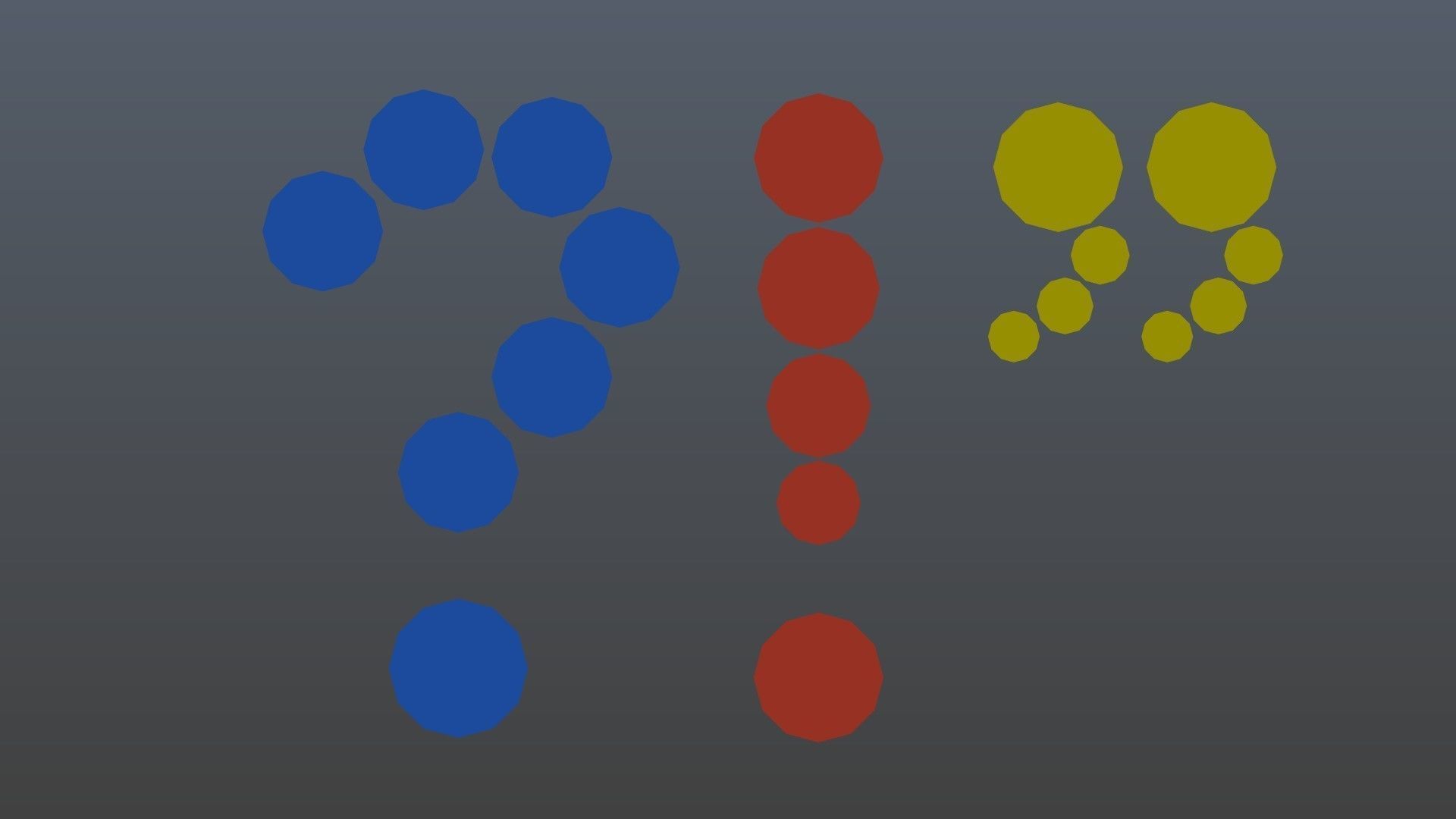 3D model Low poly punctuation marks 5 VR / AR / low-poly | CGTrader