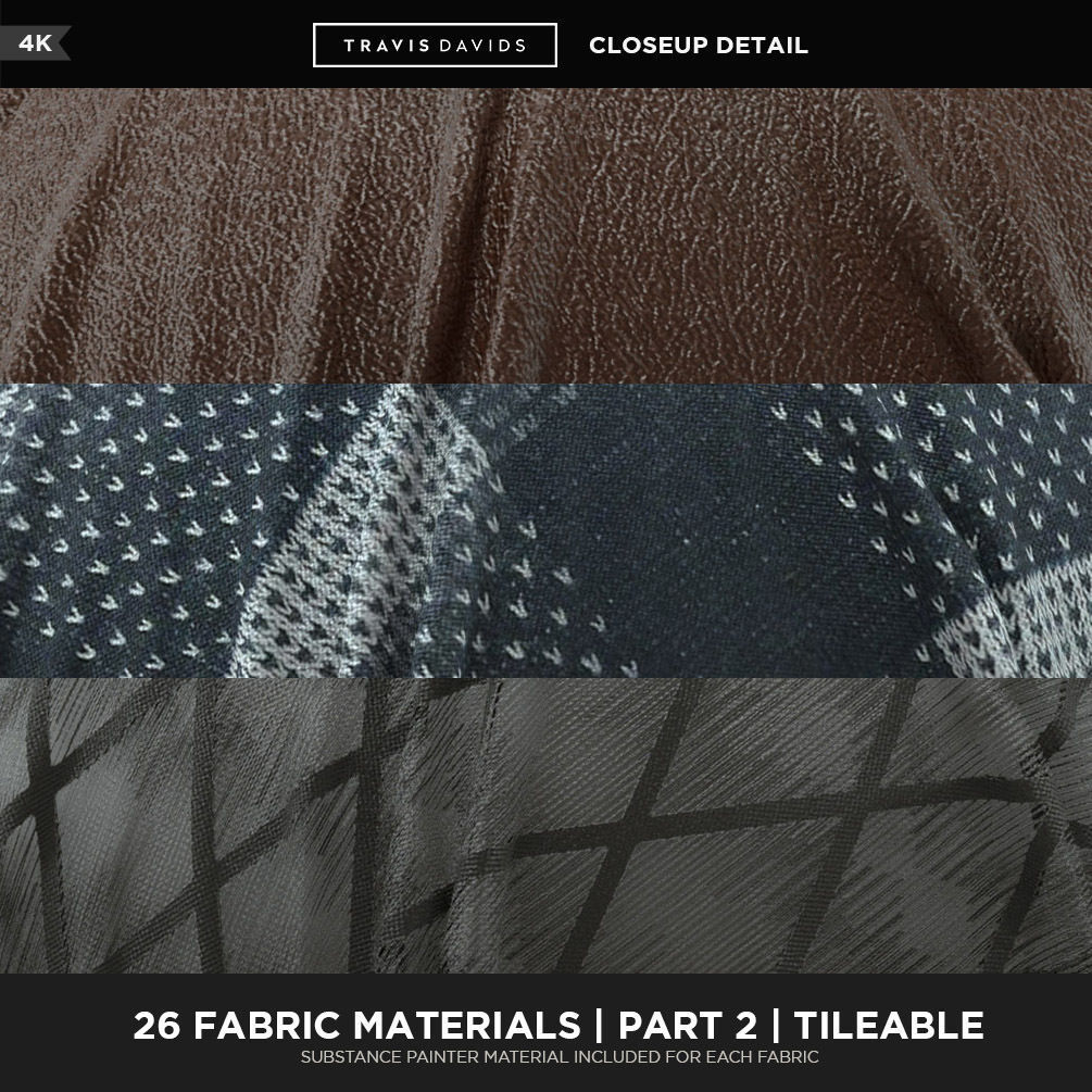 56 Fabric Materials - COMPLETE PACK Texture | CGTrader