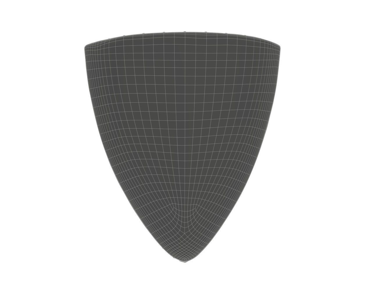 Triangular Knight Shield 3D model | CGTrader