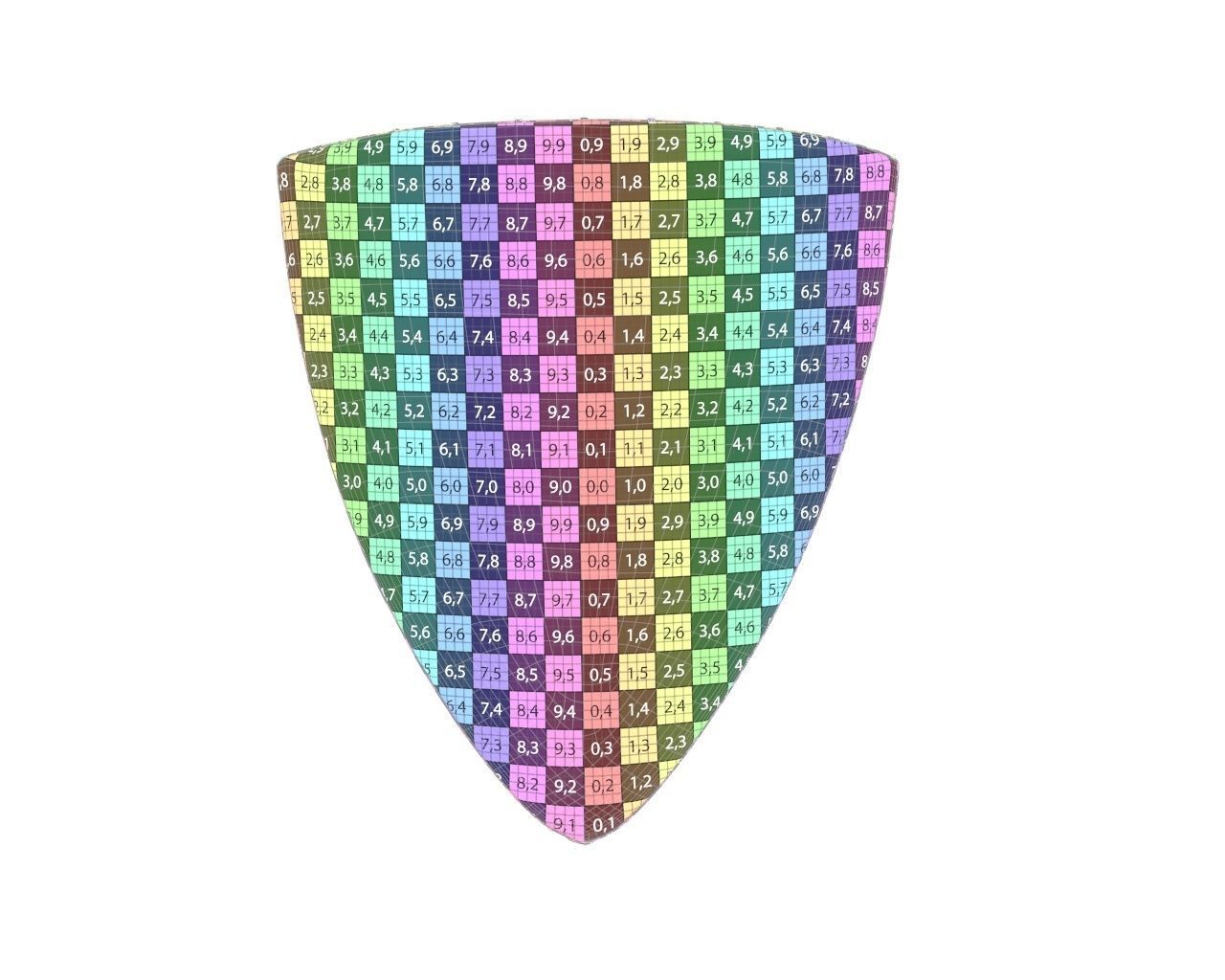 Triangular Knight Shield 3D model | CGTrader