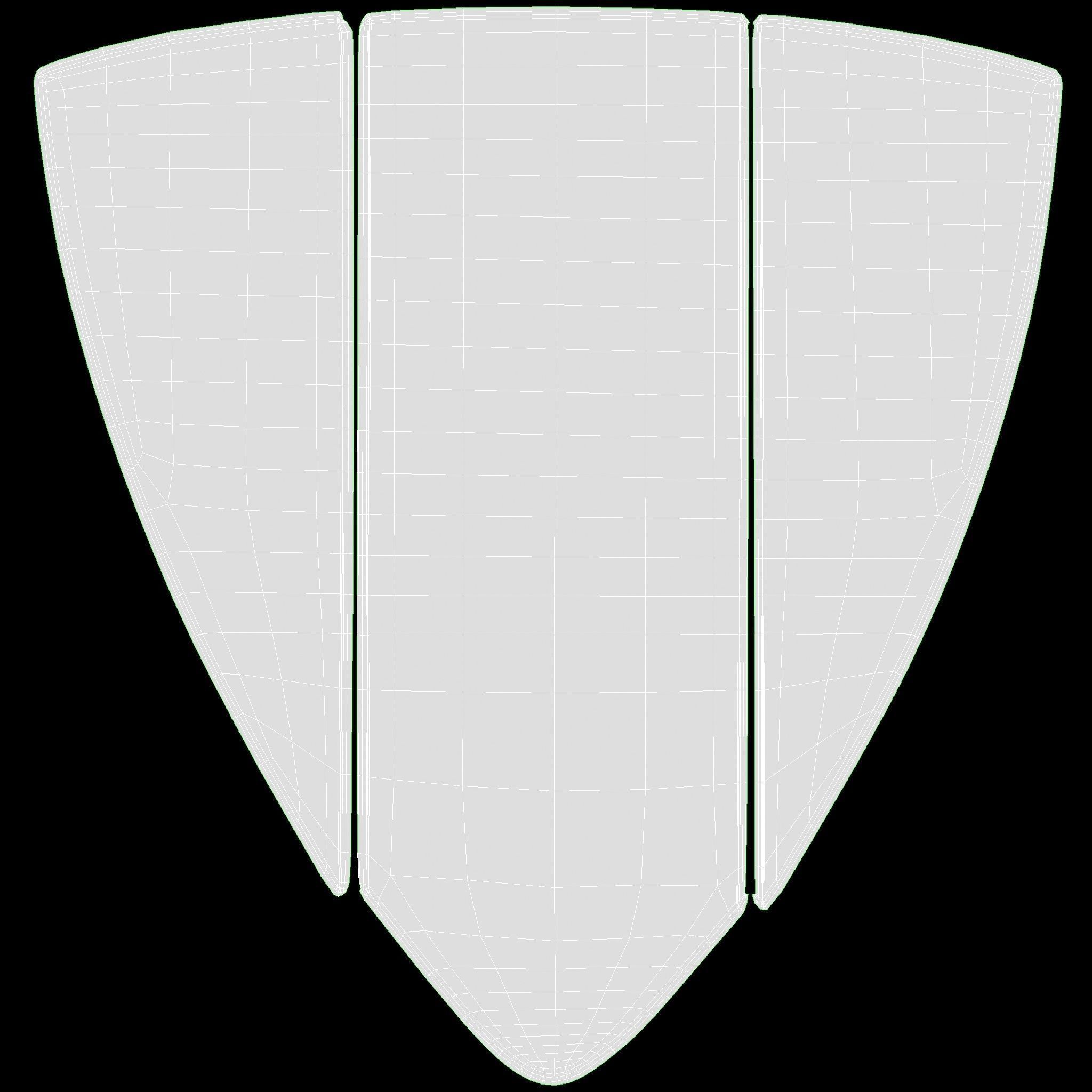 Triangular Knight Shield 3D model | CGTrader