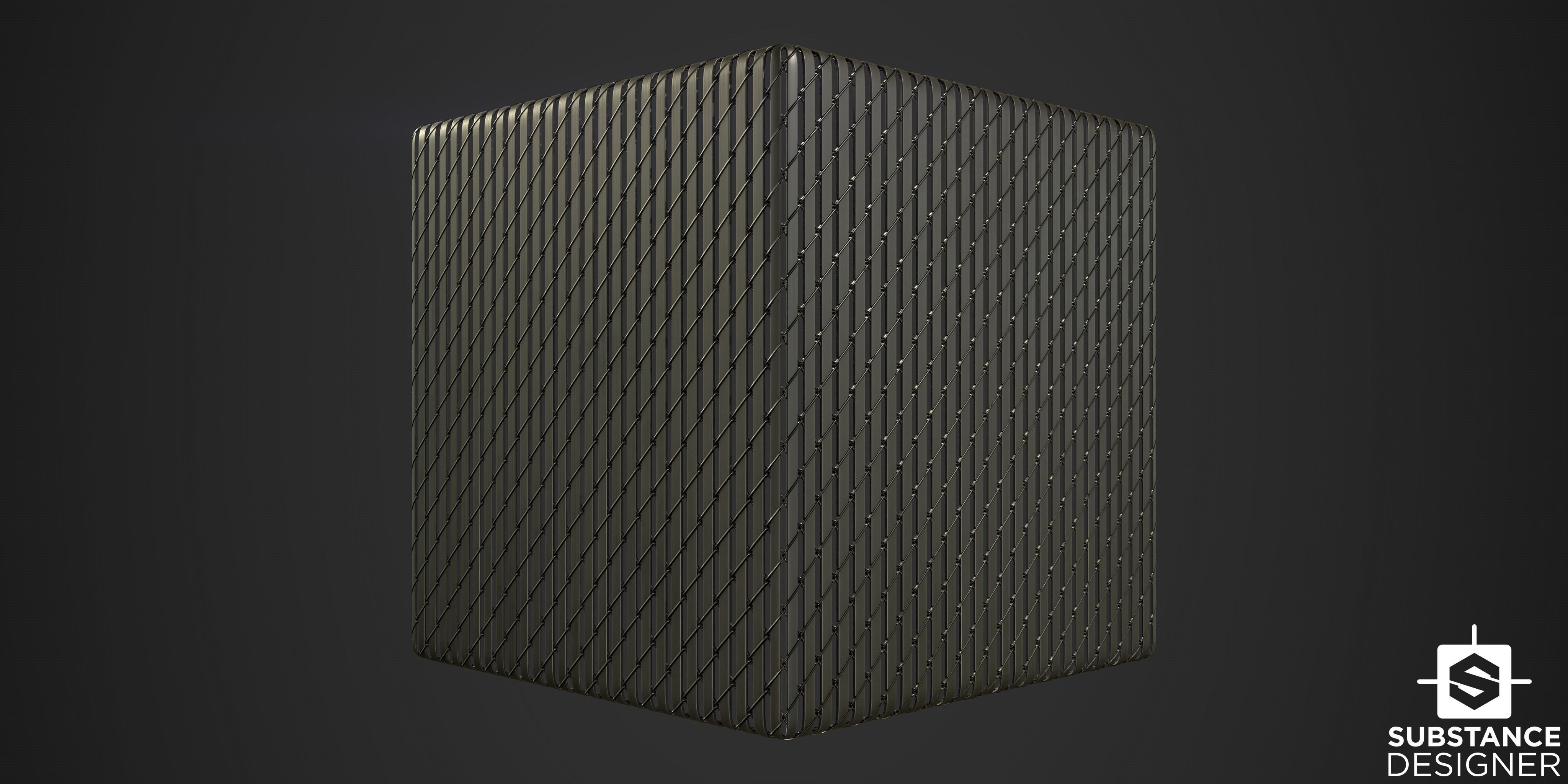 Texture Chain Link Fence VR / AR / low-poly | CGTrader