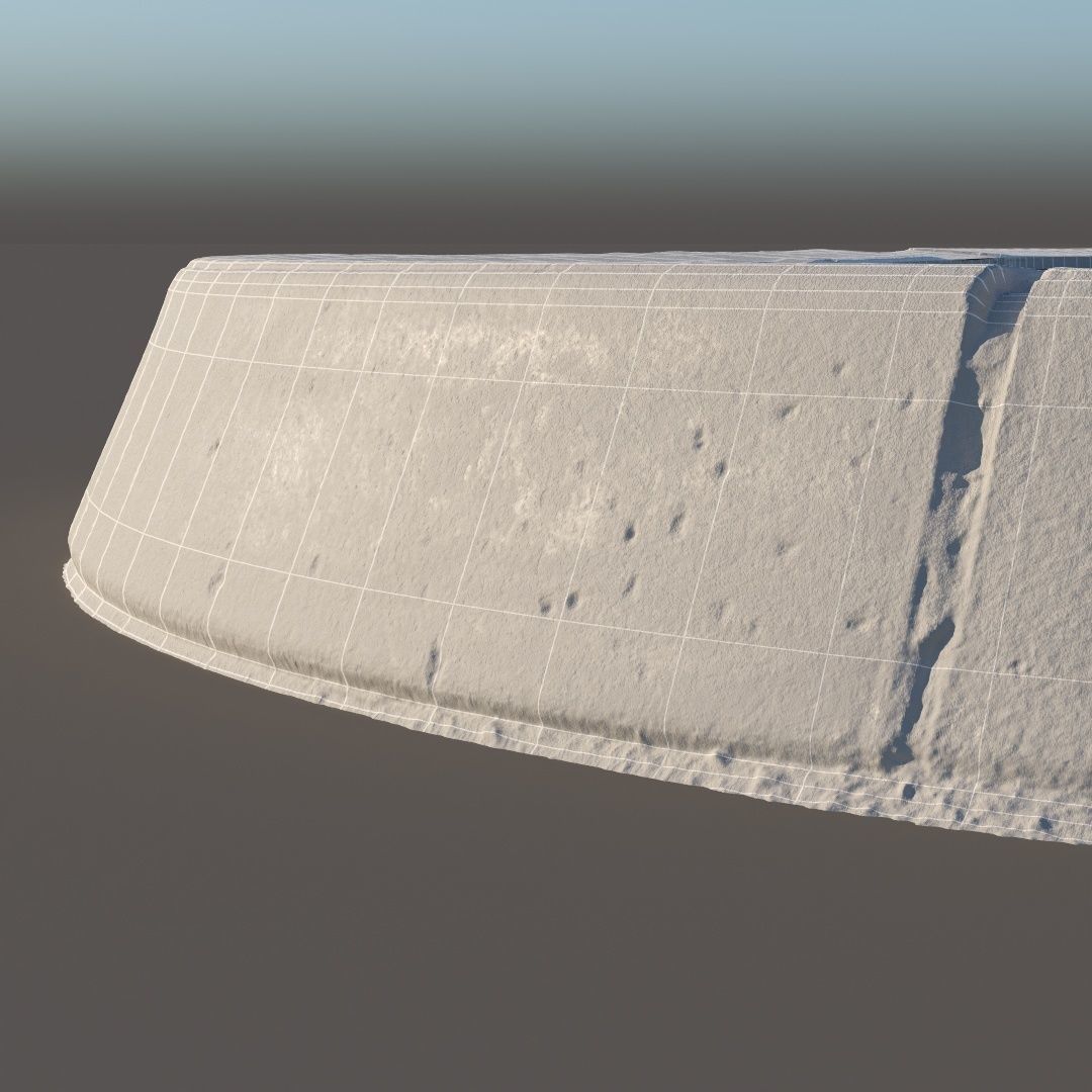 Road curb 3D model | CGTrader