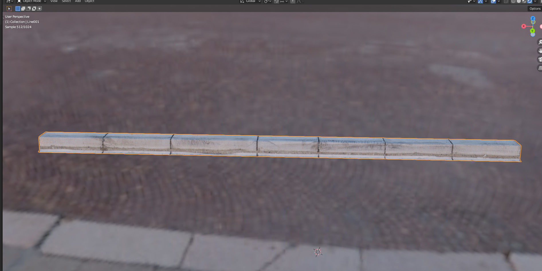 Road curb 3D model | CGTrader