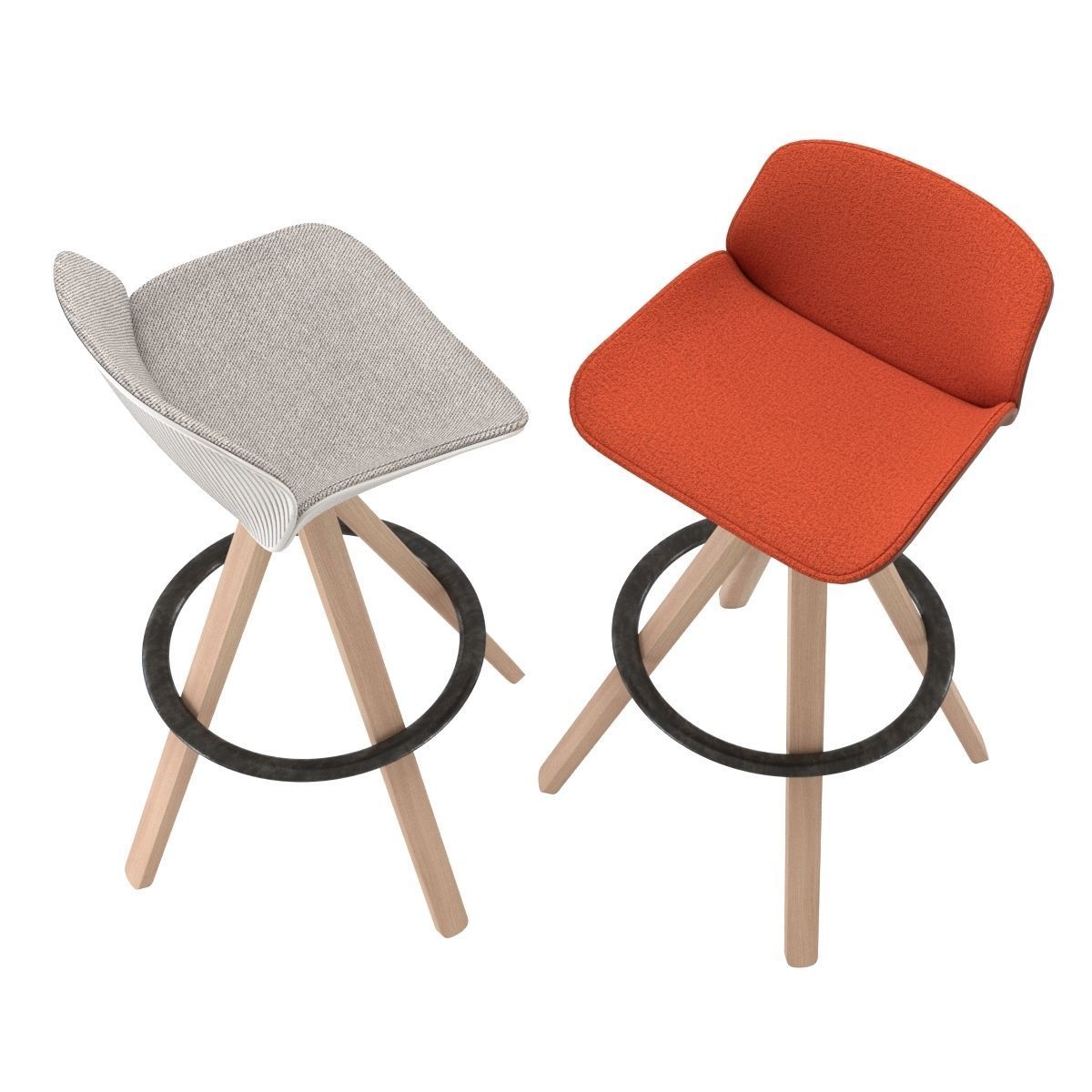 Bar Stool Nuez BQ2779 by Andreu World 3D model | CGTrader