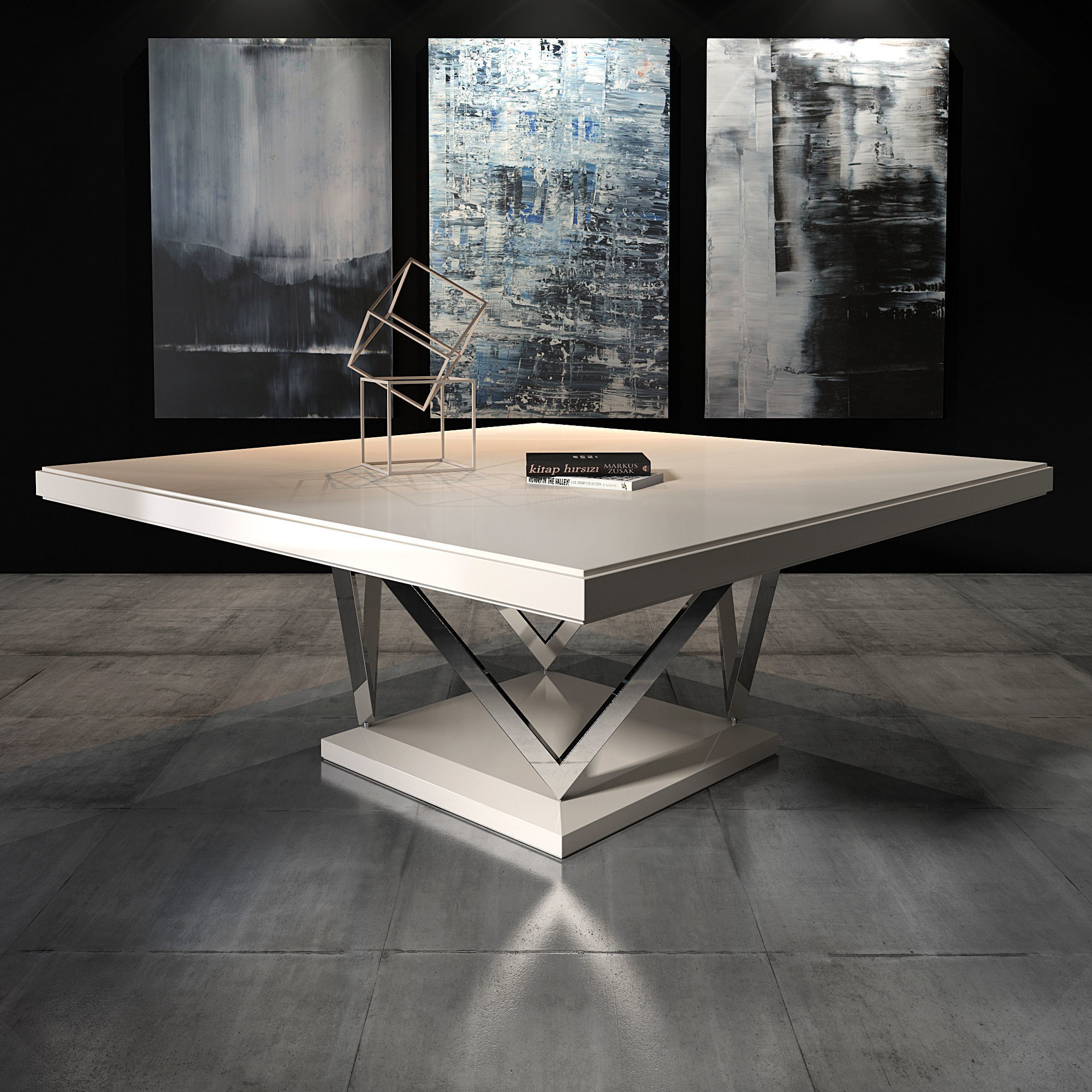 Selva Dining table Waldorf Art 3097 3D model | CGTrader