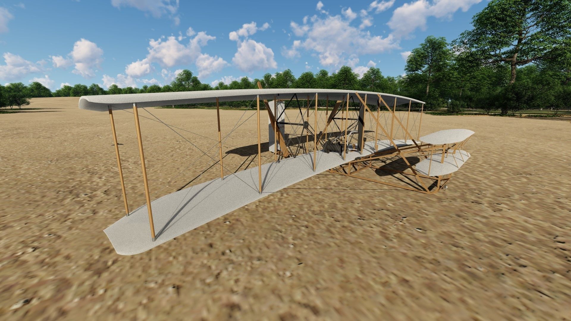 The Wright Flyer free 3D model | CGTrader