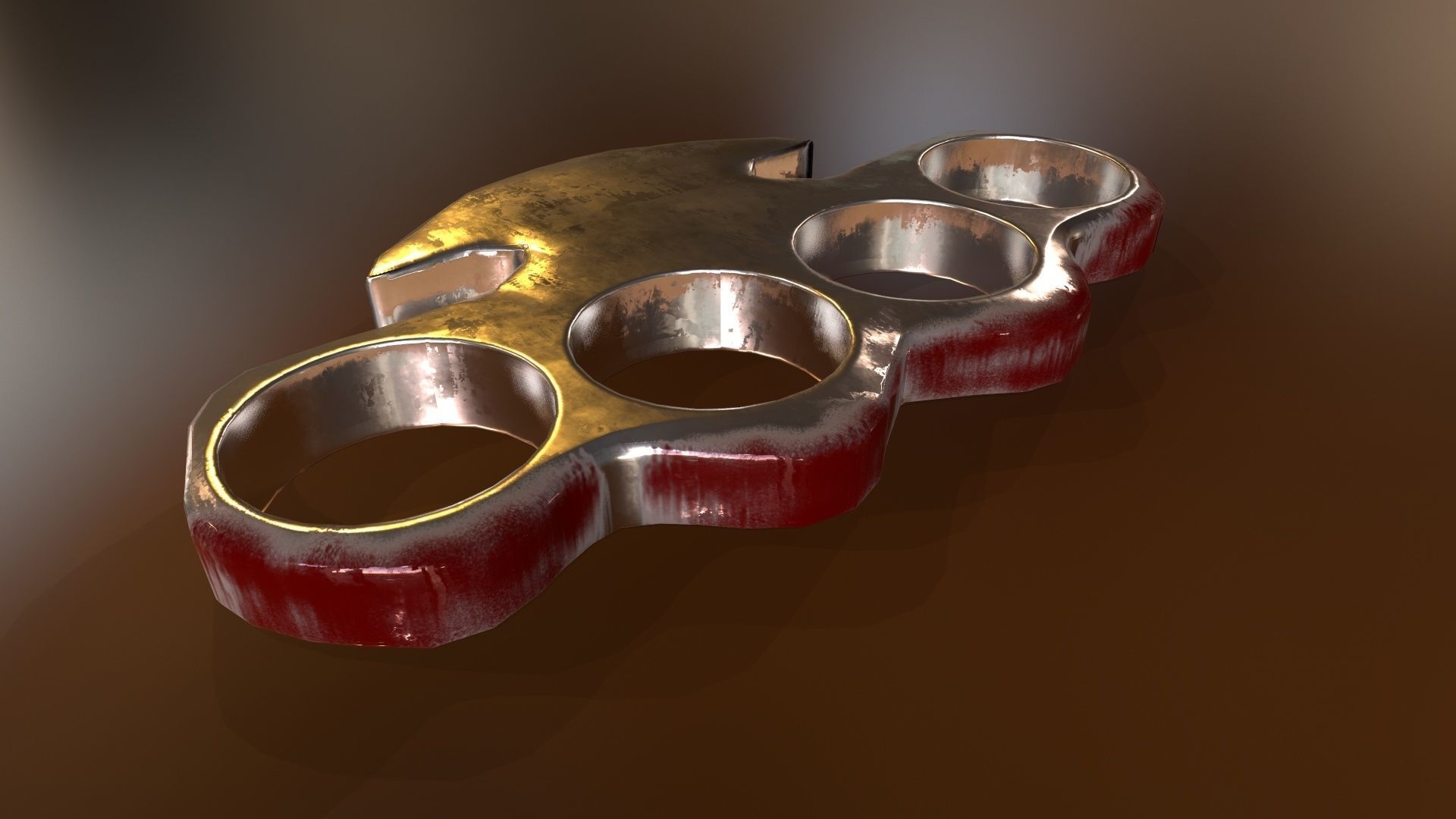 3D model Metal Punch Ring Low Poly VR / AR / low-poly | CGTrader