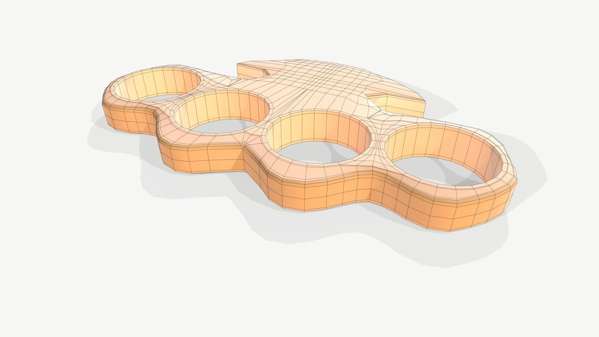 3D model Metal Punch Ring Low Poly VR / AR / low-poly | CGTrader