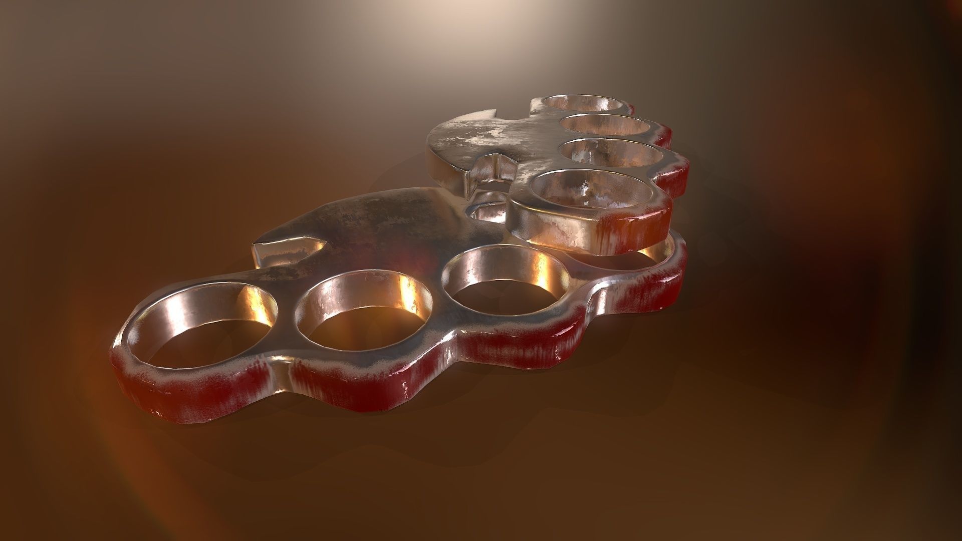 3D model Metal Punch Ring Low Poly VR / AR / low-poly | CGTrader