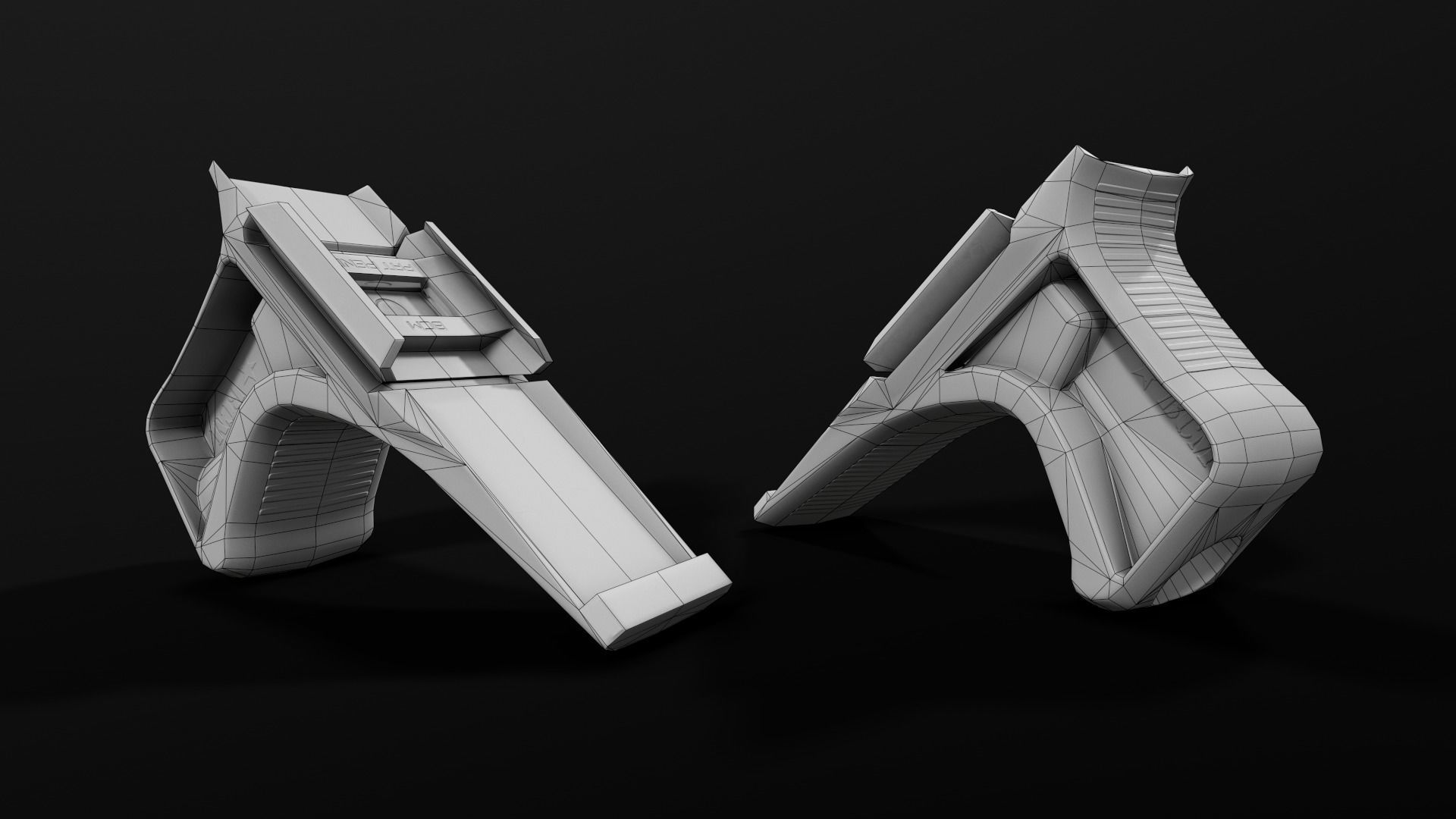 3D model BCM Gunfighter KAG-1913 Angle Forward Grip VR / AR / low-poly ...