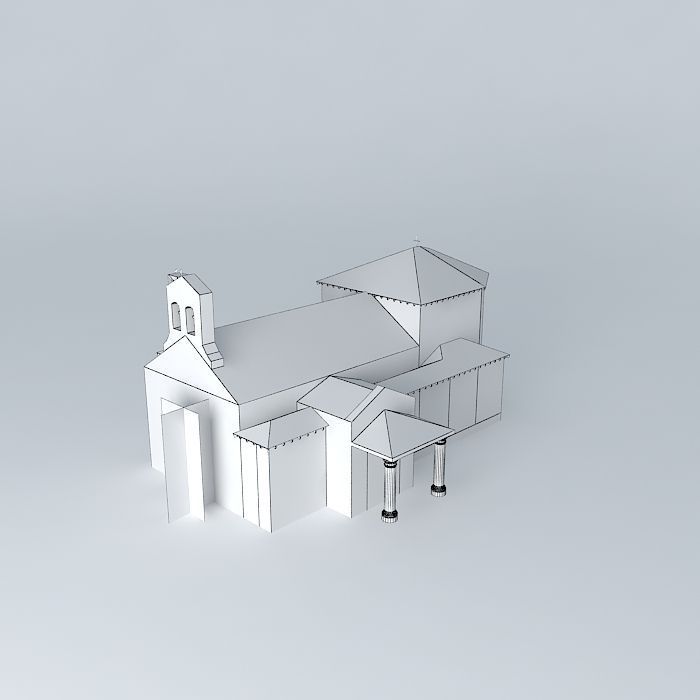 Small church 3D model | CGTrader