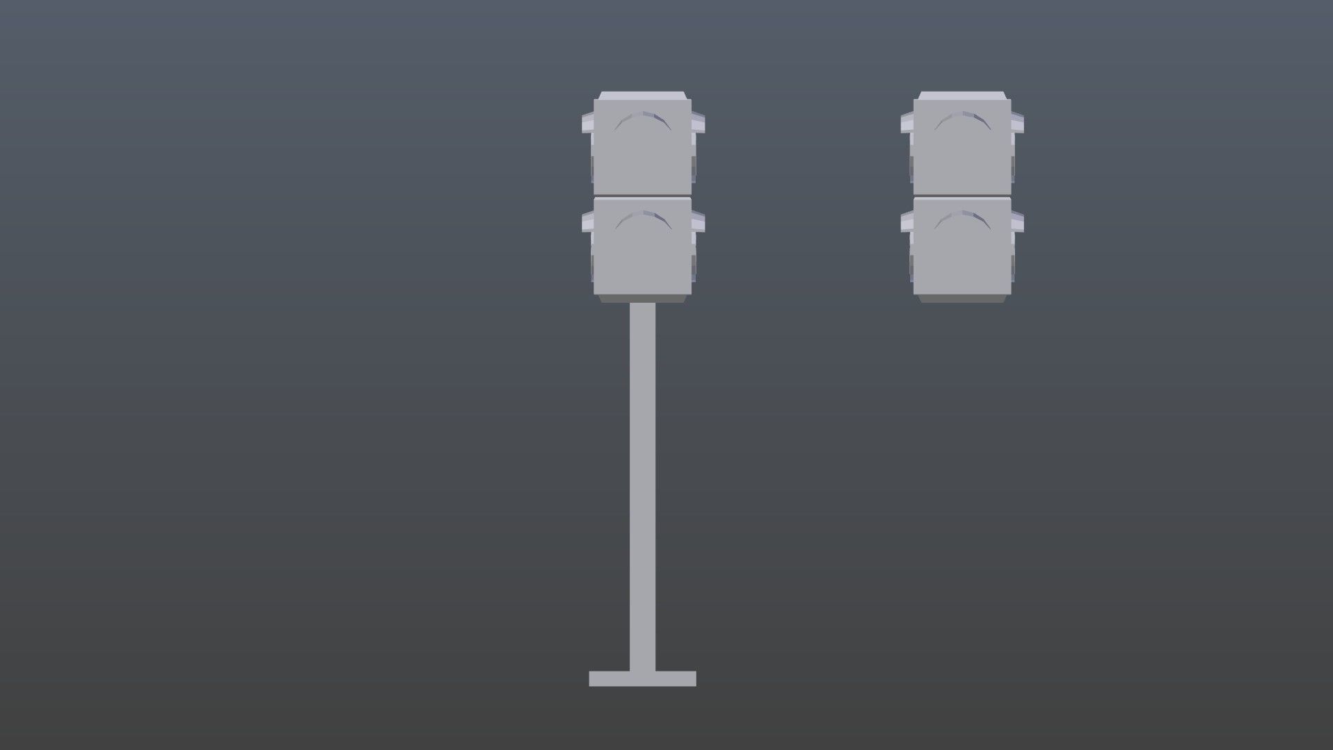 3D model Low poly traffic lights 4 VR / AR / low-poly | CGTrader