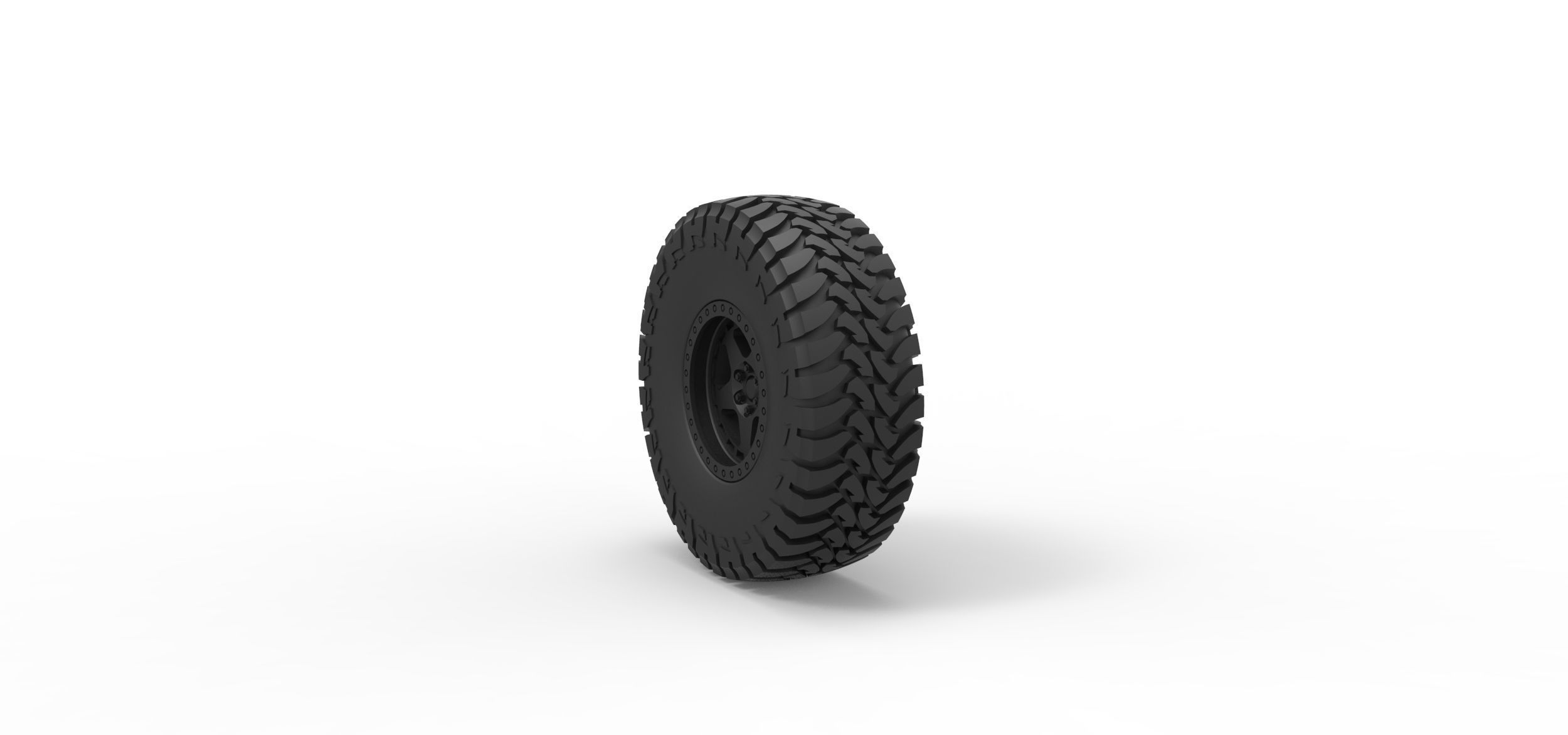 Wheel of Trophy truck 3D model 3D printable | CGTrader
