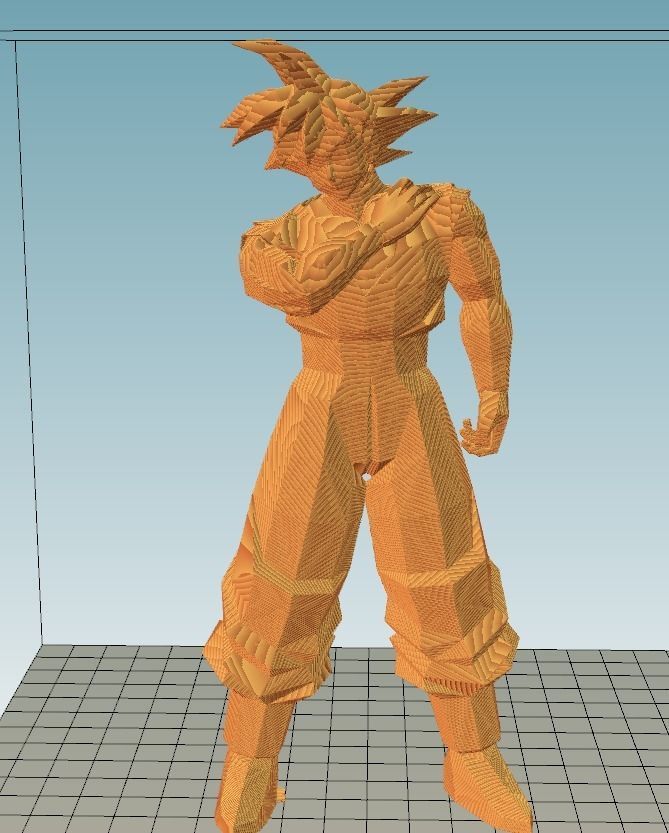 DRAGON BALL CHARACTER SON GOKU 3D model rigged | CGTrader