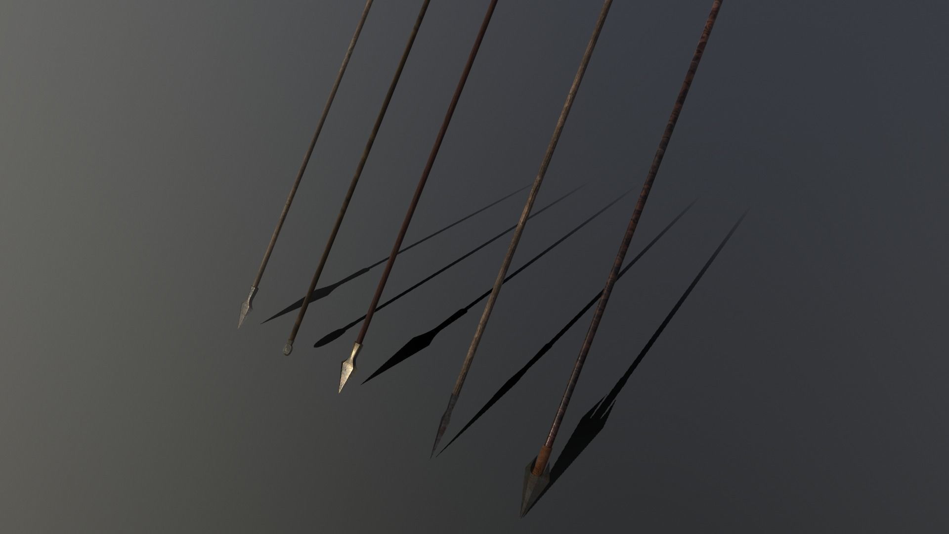 3D model Game Ready Low Poly Arrow Pack VR / AR / low-poly | CGTrader