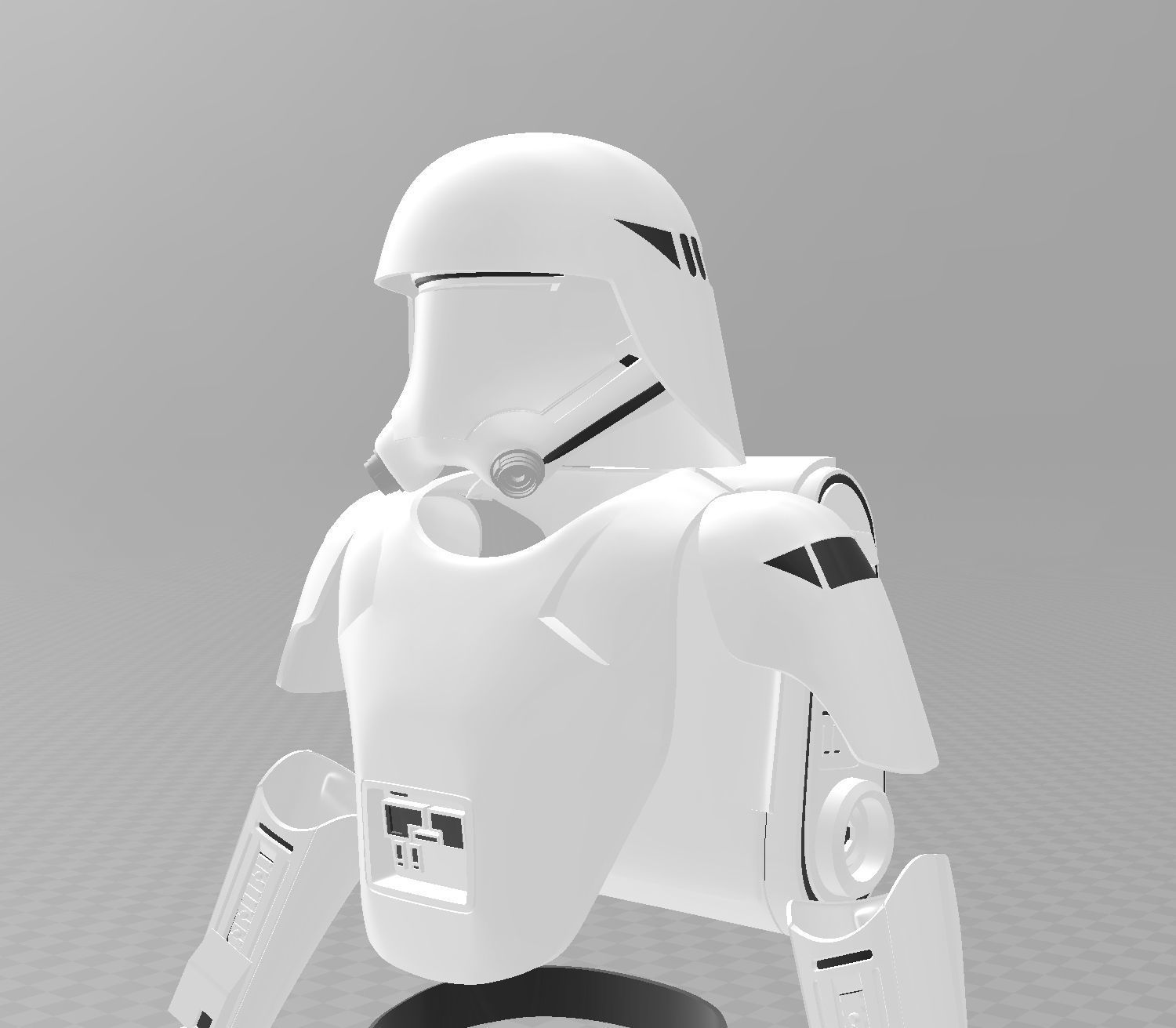 Star Wars TFA First Order SnowTrooper Full Armour 3D model 3D printable ...