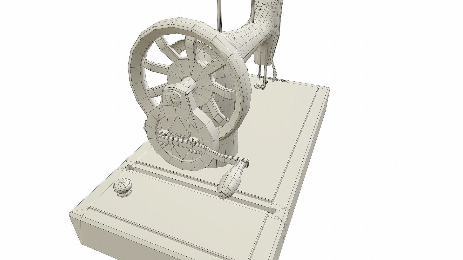 3D model Singer 15CD Sewing Machine VR / AR / low-poly | CGTrader