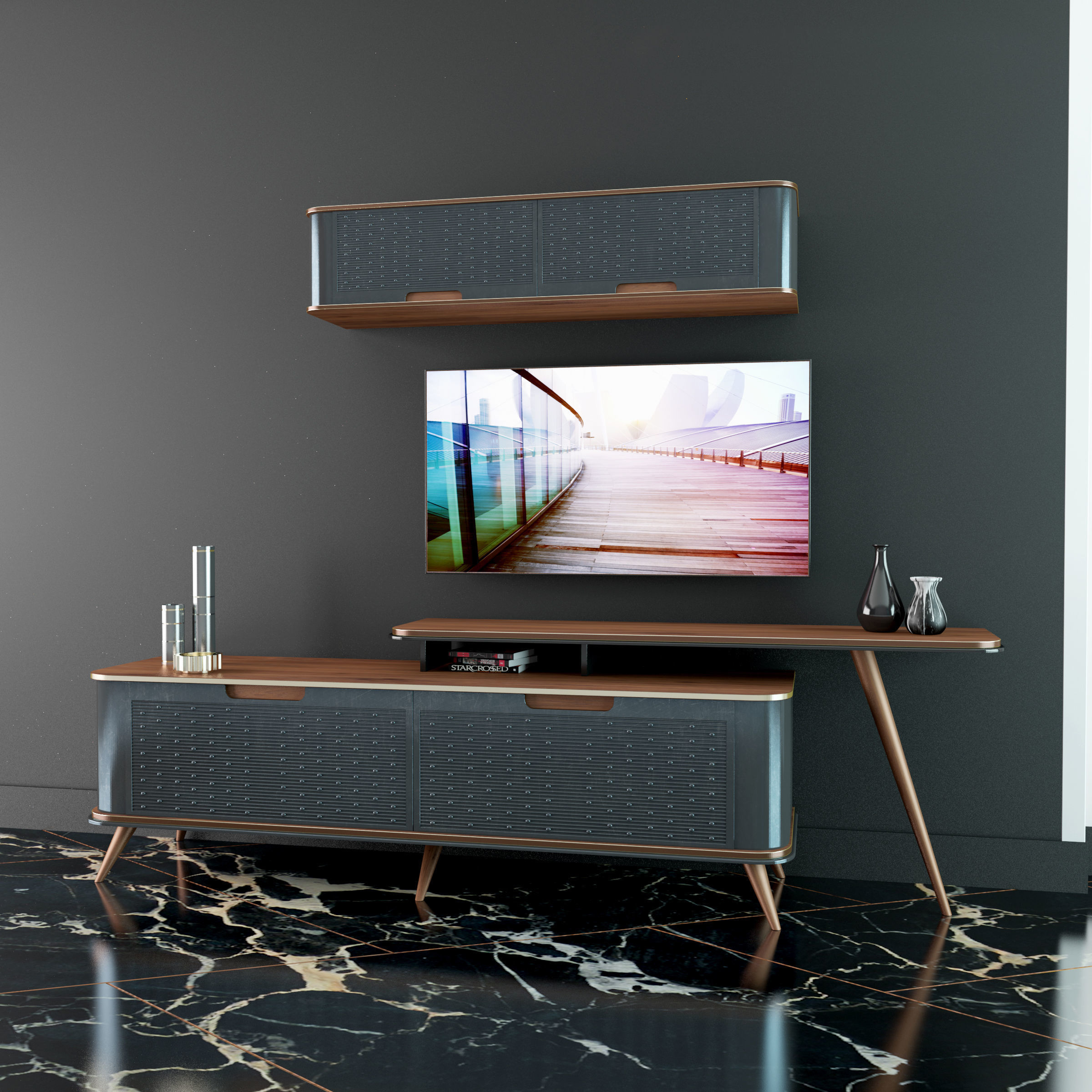 TV Stand G4 3D model | CGTrader