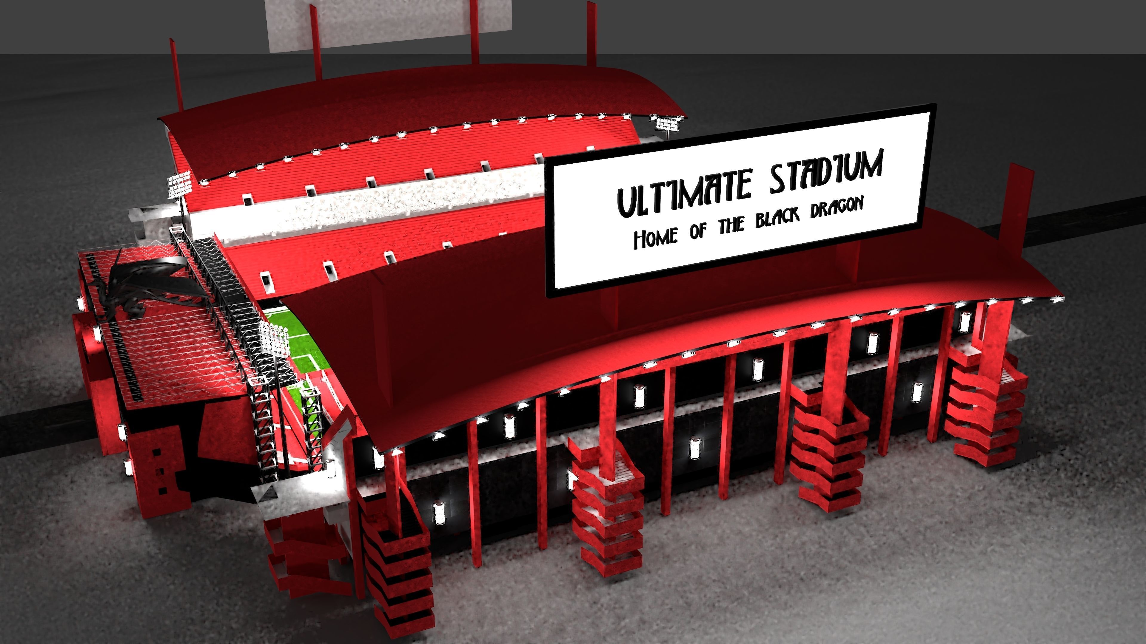 Ultimate Stadium 3D model | CGTrader